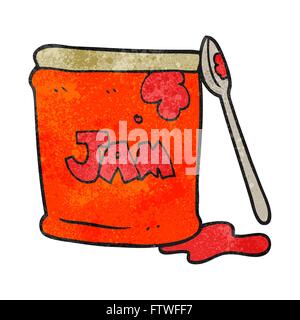 freehand textured cartoon jam jar Stock Vector Image & Art - Alamy