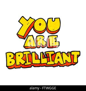 you are brilliant freehand drawn cartoon symbol Stock Vector Image ...