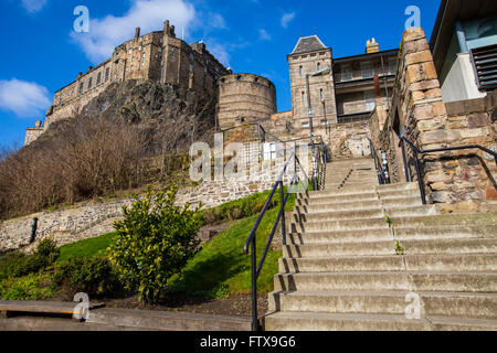 Granny's Green Steps in Edinburgh, Scotland, United Kingdom Stock Photo ...