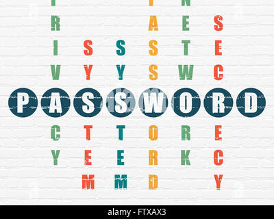 Privacy concept: Password in Crossword Puzzle Stock Photo - Alamy