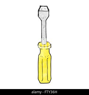 freehand textured cartoon screwdriver Stock Vector Image & Art - Alamy