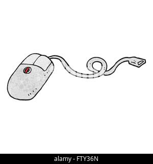 freehand textured cartoon computer mouse Stock Vector Image & Art - Alamy