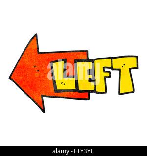freehand textured cartoon left symbol Stock Vector Image & Art - Alamy