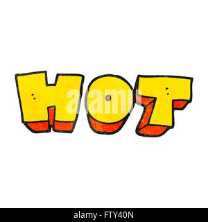 freehand textured cartoon hot symbol Stock Vector Image & Art - Alamy