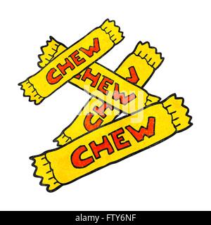 freehand textured cartoon chew Stock Vector Image & Art - Alamy