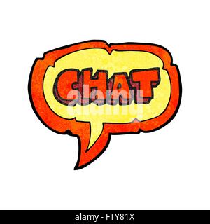 freehand textured cartoon chat symbol Stock Vector Image & Art - Alamy