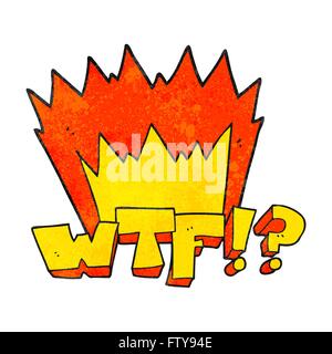 freehand drawn texture cartoon WTF symbol Stock Vector Image & Art - Alamy