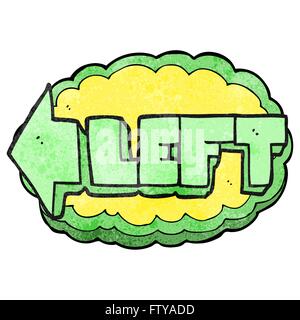 freehand drawn texture cartoon left symbol Stock Vector Image & Art - Alamy