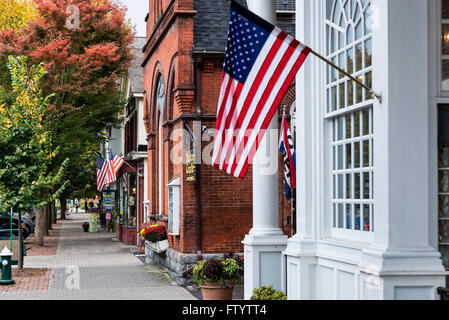 Main Street Shops Stockbridge, Massachusetts, USA Stock Photo - Alamy