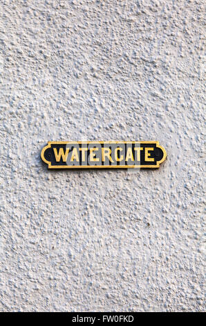 Old sign - Watergate Stock Photo - Alamy