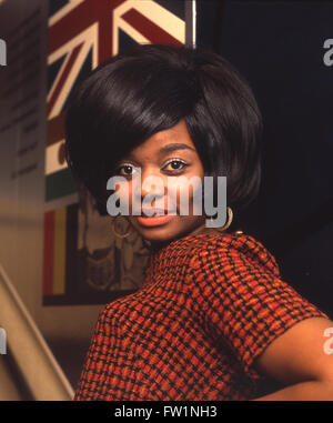 FELICE TAYLOR Afro-American singer in 1967. Photo: Tony Gale Stock ...