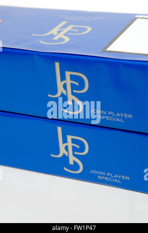 Selection of JPS John Player Cigarettes on sale in a tobacconist Stock ...