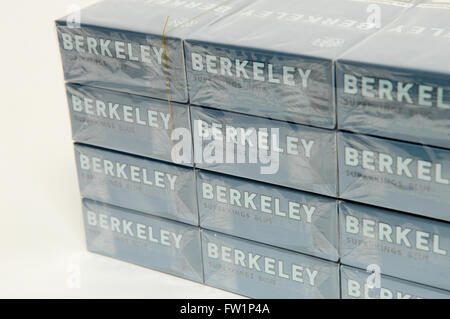 Selection of Berkeley Cigarettes on sale in a tobacconist Stock Photo ...