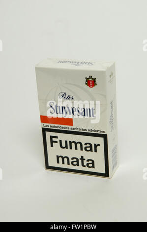 Peter Stuyvesant cigarettes tobacco packet Stock Photo - Alamy