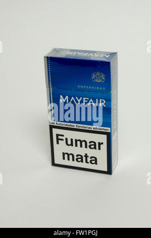 Mayfair cigarette packaging Stock Photo - Alamy