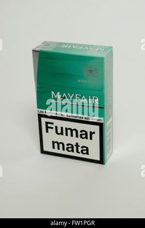 Mayfair cigarette packaging Stock Photo - Alamy