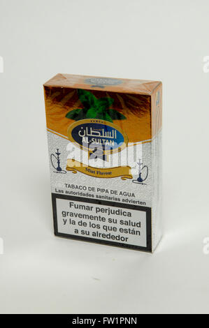 Al-Sultan molasses Shisha tobacco packet Stock Photo - Alamy