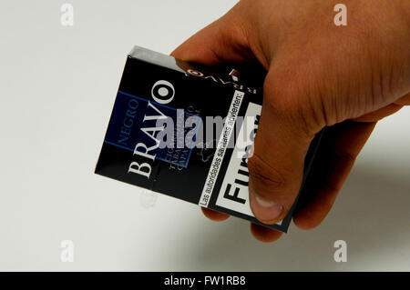 Silverado Blue Cigarettes Stock Photo - Alamy