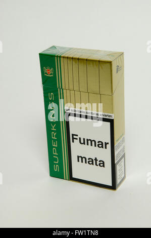 Packet of Super KIngs Cigarettes on white background Stock Photo - Alamy
