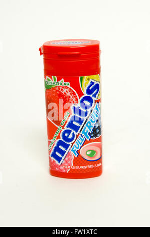 Mentos is a brand of prepackaged scotch mints sold in stores and ...