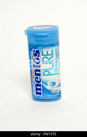 Mentos is a brand of prepackaged scotch mints sold in stores and ...