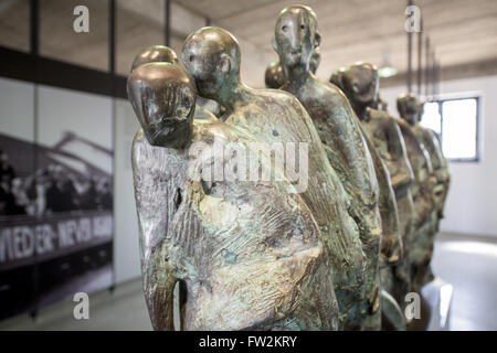 Bronze sculpture in Dachau concentration camp Stock Photo - Alamy