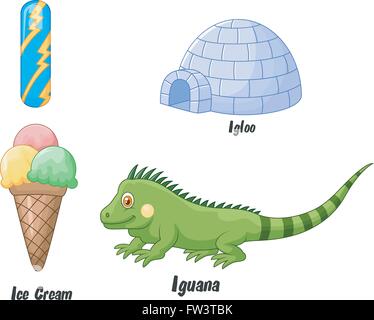 Illustration of an alphabet I is for igloo Stock Vector Image & Art - Alamy