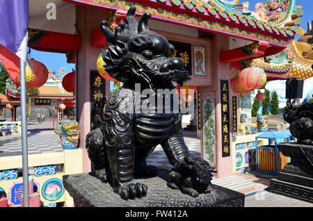 Dragon-headed unicorn called qilin or kylin is a mythical hooved ...