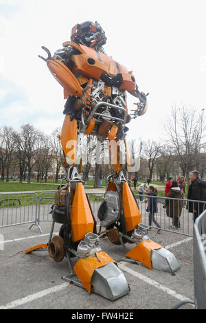 ZAGREB, CROATIA - MARCH 26, 2016 : Exhibition by Danilo Baletic (23 ...