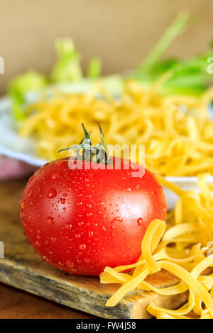 fresh uncooked pasta Stock Photo - Alamy