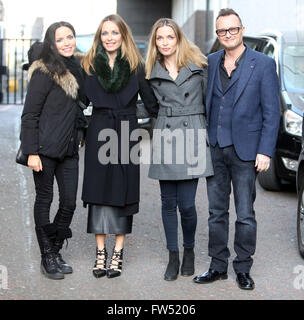 The Corrs outside ITV Studios today Featuring: The Corrs, Andrea Coor ...