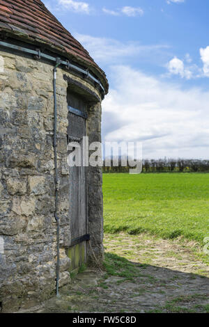 18th century post windmill at Stevington, Bedfordshire, UK Stock Photo ...