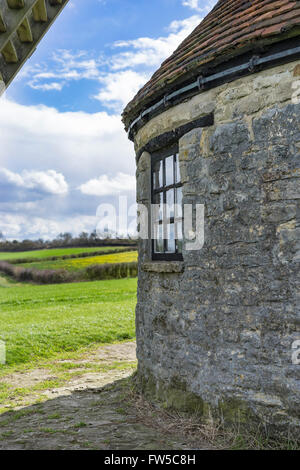 Windmill: Traditional old wooden windmill. UK Stock Photo - Alamy