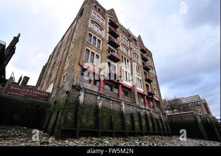 Wapping Old Stairs on River Thames. Charles Dickens, English novelist ...