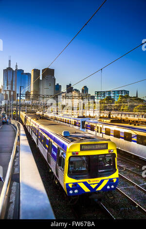 Connex train Melbourne Australia Stock Photo - Alamy