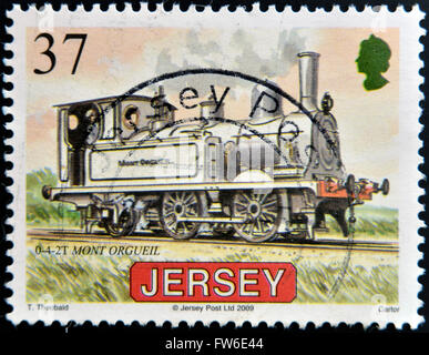 JERSEY - CIRCA 2009: A stamp printed in Jersey shows the ursa major and ...