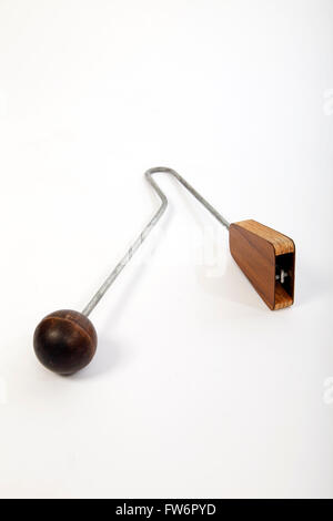 Vibraslap. Percussion sound effect instrument played by striking the ...