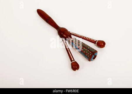 Clapper or clacker. Australian aboriginal percussion instrument Stock ...