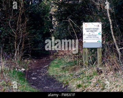 Giddy heights High Tor Matlock Bath Peak District National Park ...