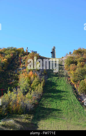 Copper Peak Ski Jump in Ironwood, Michigan Stock Photo - Alamy