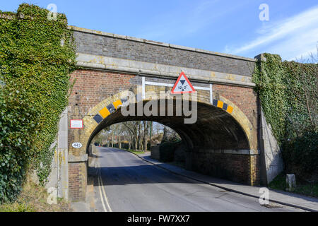 Railway Bridge over a Road. Height Restriction for underpassing ...