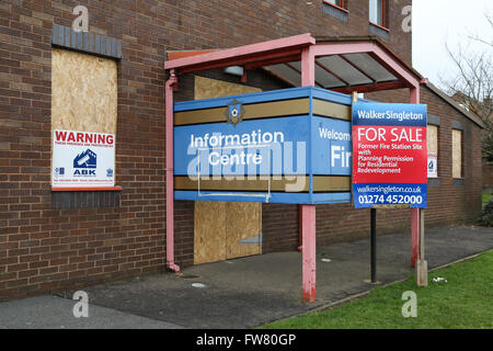 Picture shows the former Batley Fire Station in West Yorkshire which ...
