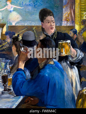 Corner of a Café-Concert by Edouard Manet, oil on canvas, probably 1878 ...