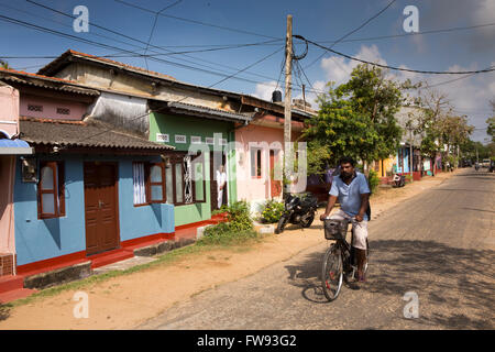 Sri Lanka, Trincomalee, Dyke Street, Colonial era George VI post box ...