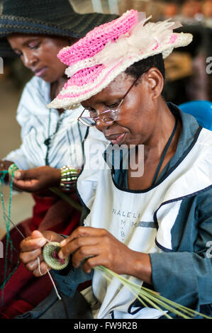 Basotho hats, Maseru, Lesotho Stock Photo - Alamy