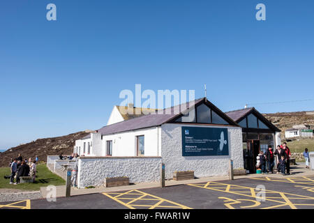 RSPB South Stack Visitor Centre shop and cafe with disabled parking ...