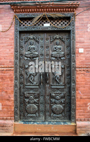 Nepal, Kirtipur, Door Stock Photo - Alamy
