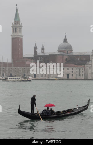 Venice, San Marco, Molo with Palazzo Ducale, Piazzetta and Campanile, Santa Maria della Salute ...