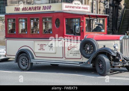 Last of the summer wine bus tour of Holmfirth, Town Gate, Holmfirth ...