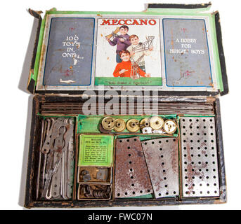 Old Meccano set Stock Photo - Alamy